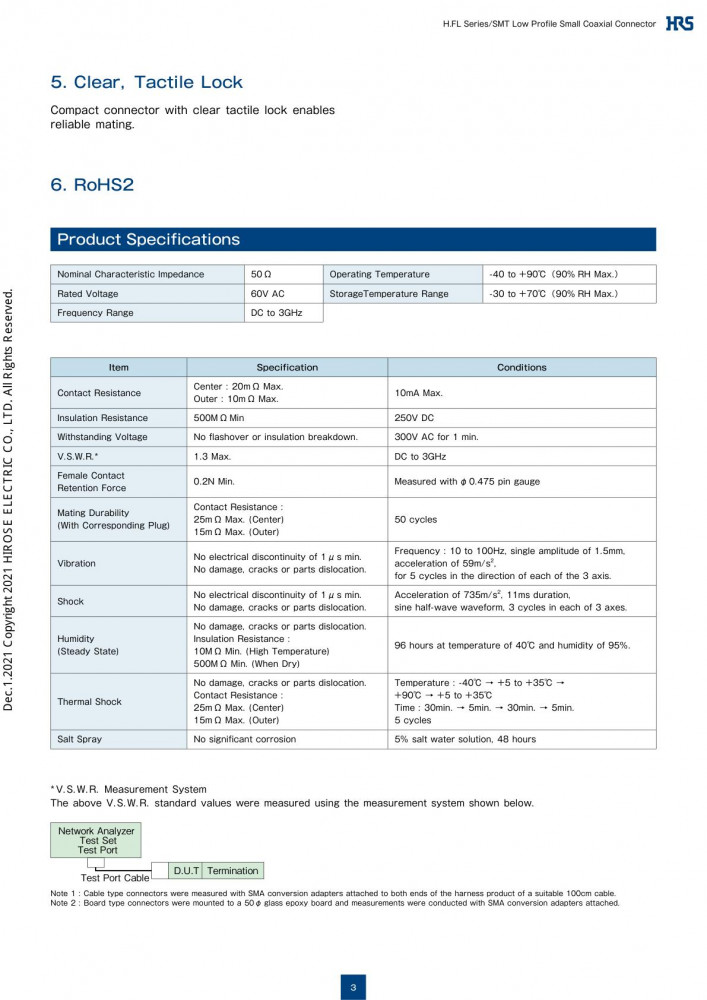 HRS H.FL Series document page 3