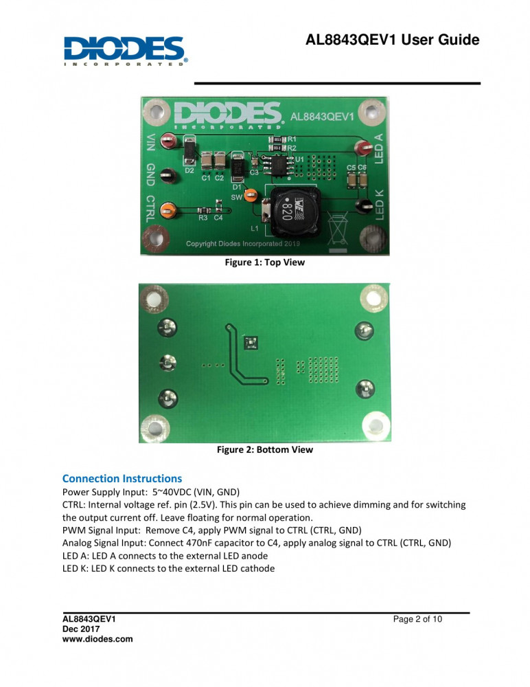 AL8843QEV1 technical document page 2