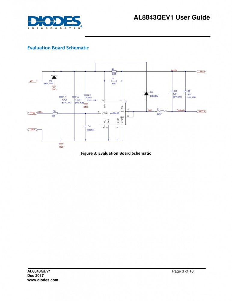 AL8843QEV1 technical document page 3
