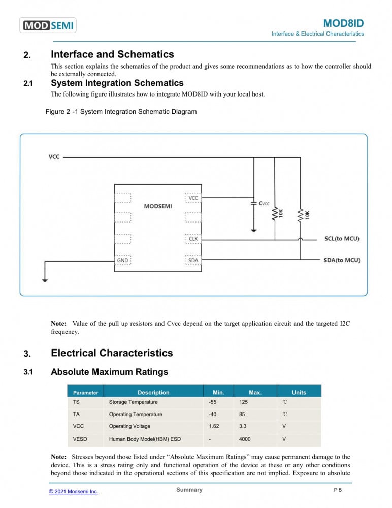 MOD8ID datasheet page 6