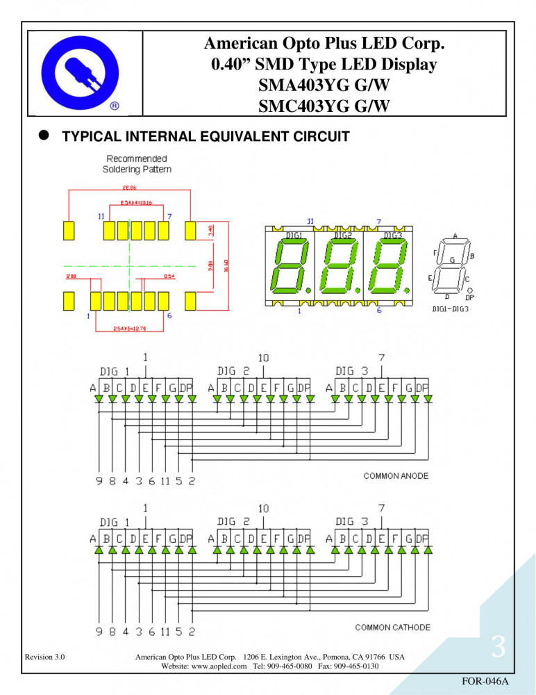 SMC403YG datasheet page 3