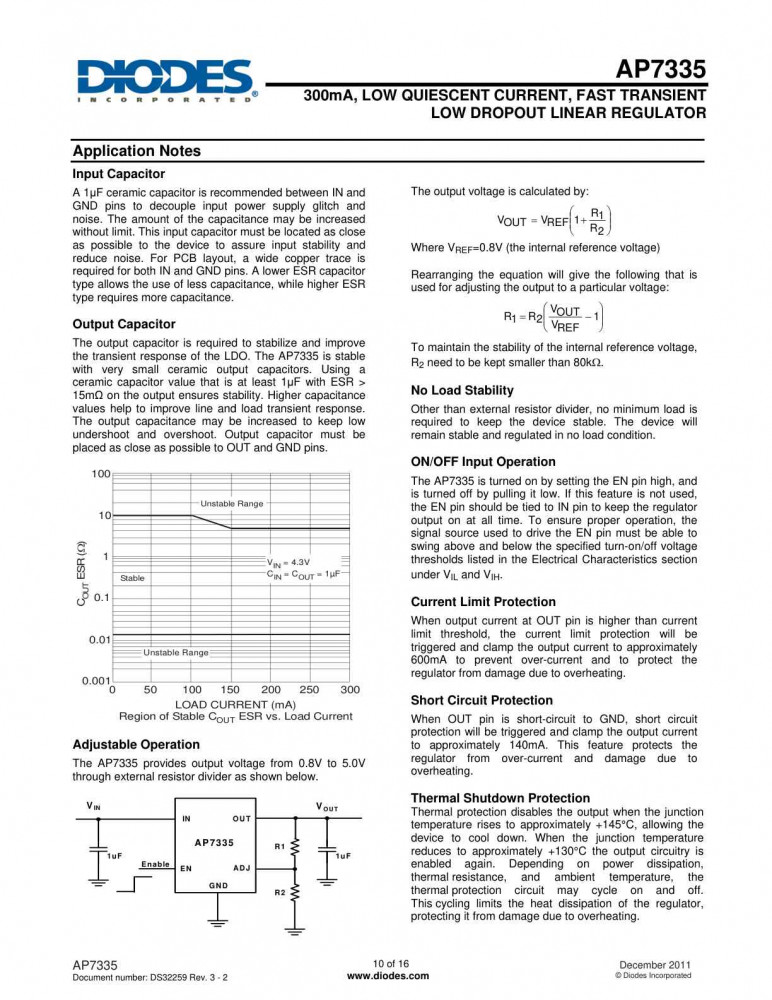 AP7335 datasheet page 10