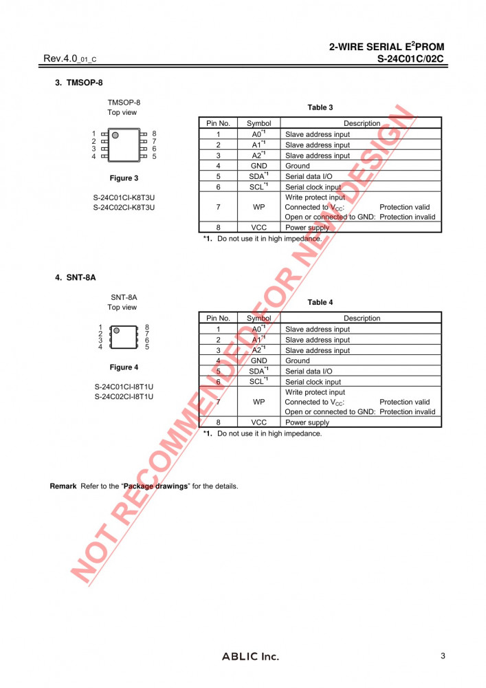 S-24C02C datasheet page 3