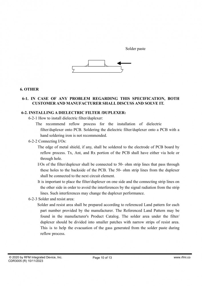 CDR3005 technical document page 10