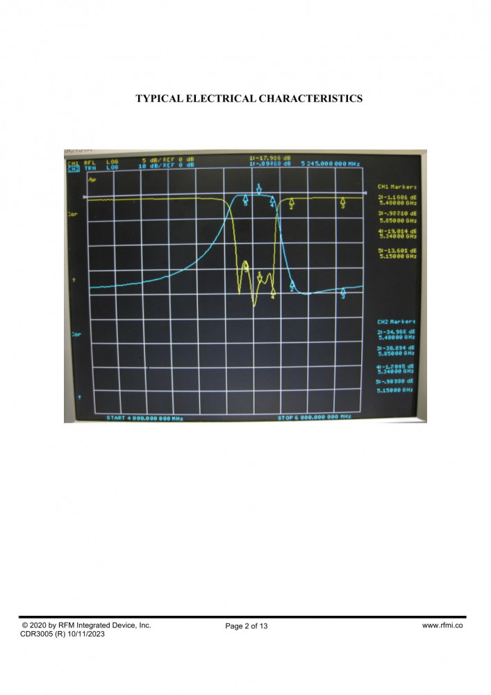 CDR3005 technical document page 2