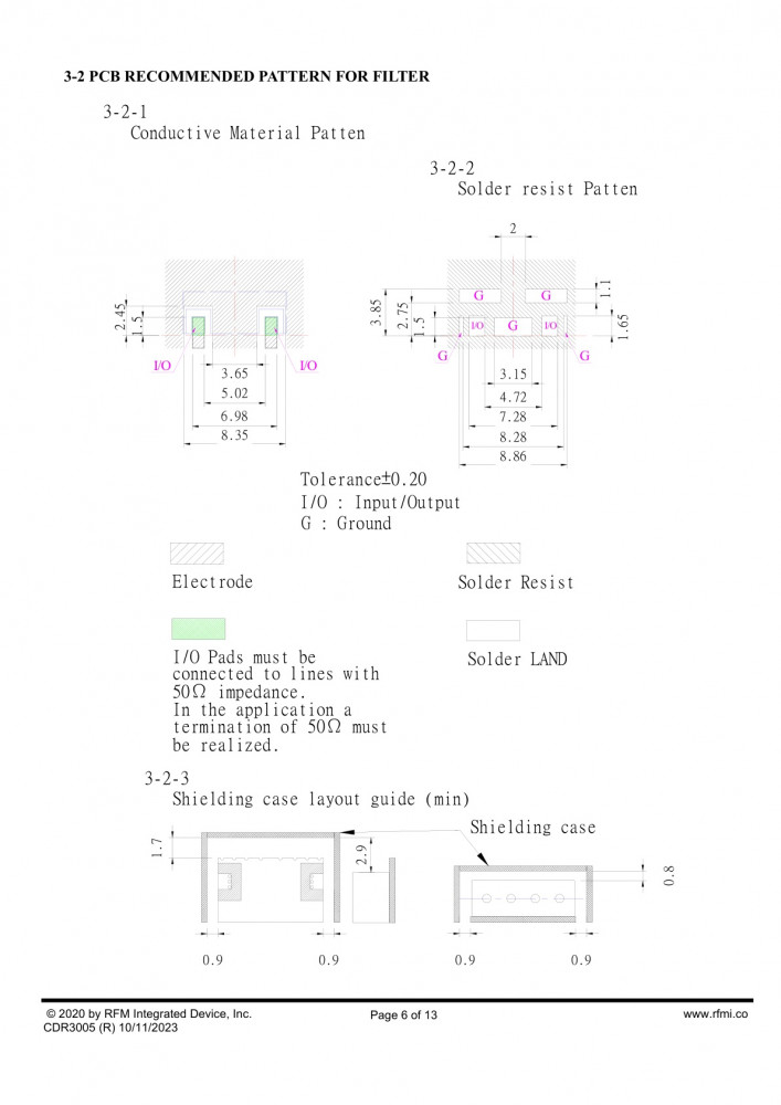 CDR3005 technical document page 6