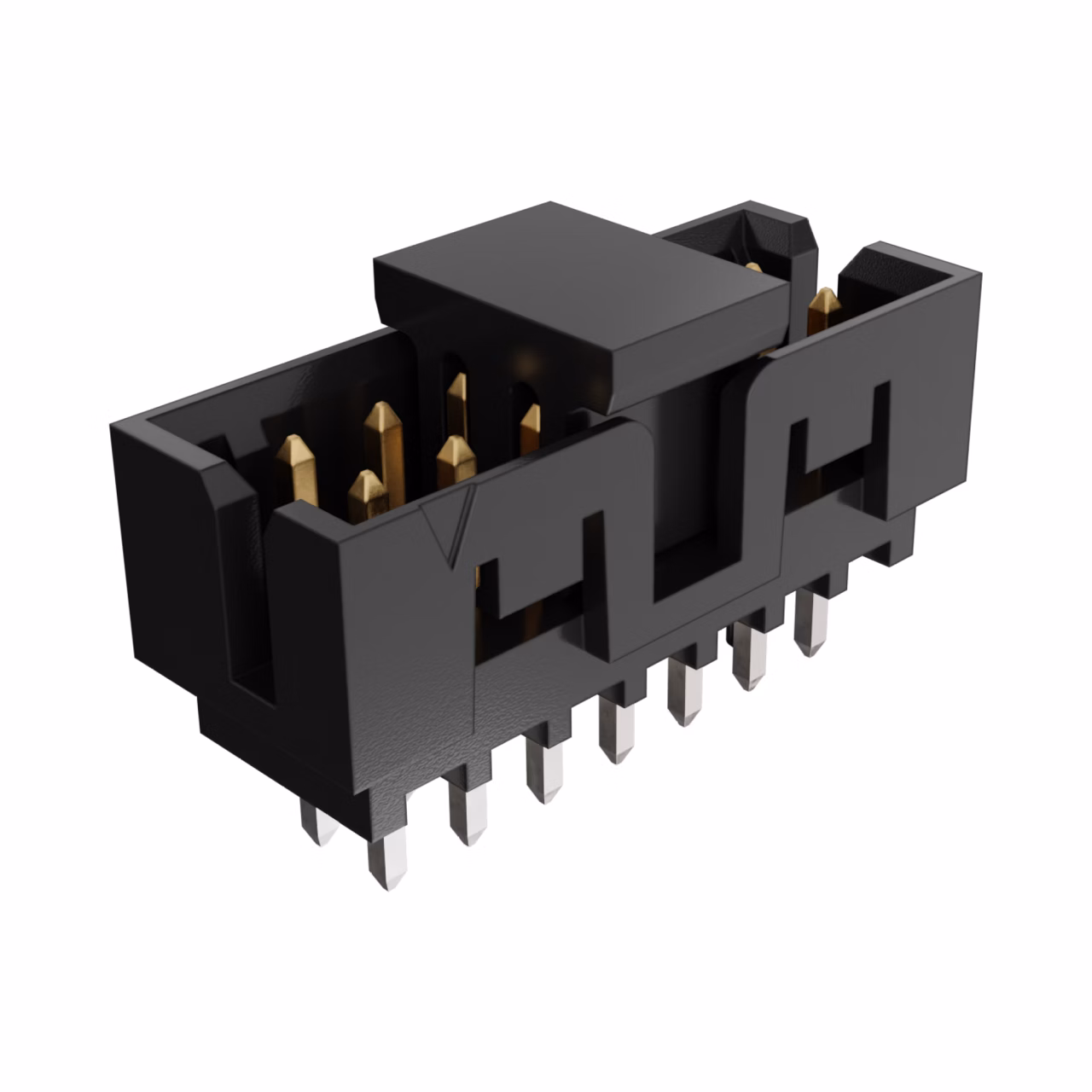 2.00mm Pitch Milli-Grid Header, Vertical, Surface Mount, Dual Row Dual Body, 24 Circuits, 0.38µm Gold (Au) Plating, 8.13mm Stacking Height, Tray, Lead-Free