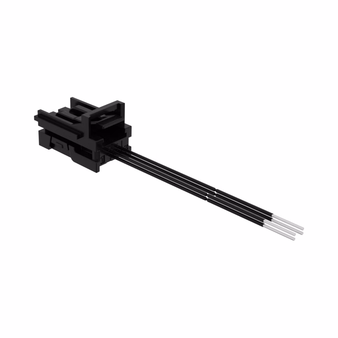 Mini50-to-Pigtail Off-the-Shelf (OTS) Cable Assembly, 2.00mm Pitch, Single Row, 150.00mm Length, 2 Circuits, Black for sale
