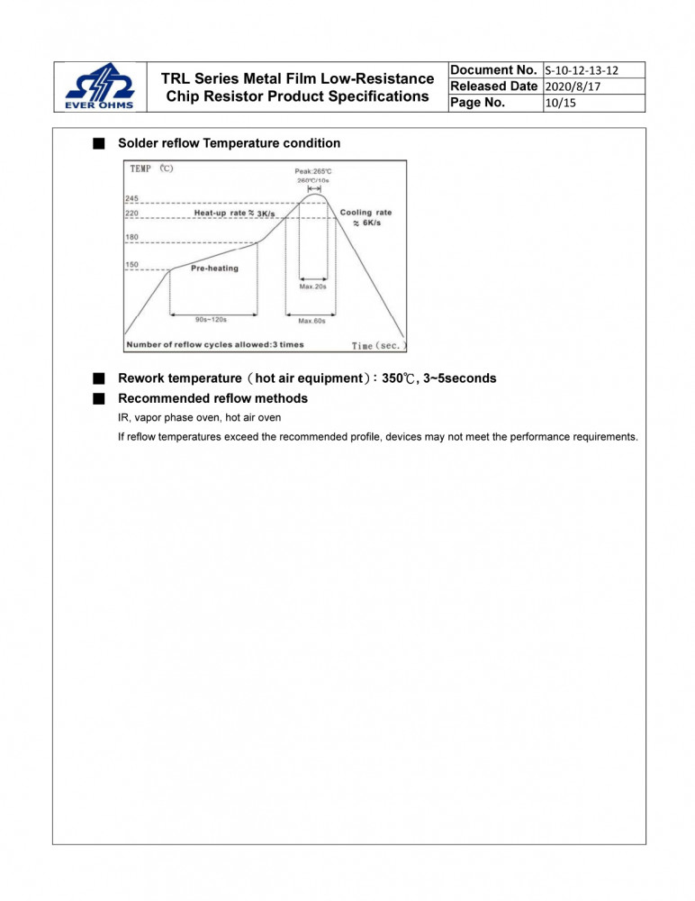 TRL Series datasheet page 10