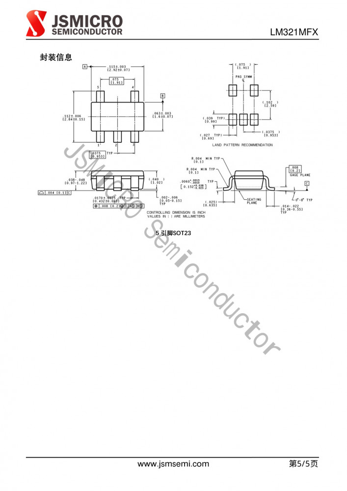 LM321MFX-JSM datasheet page 5