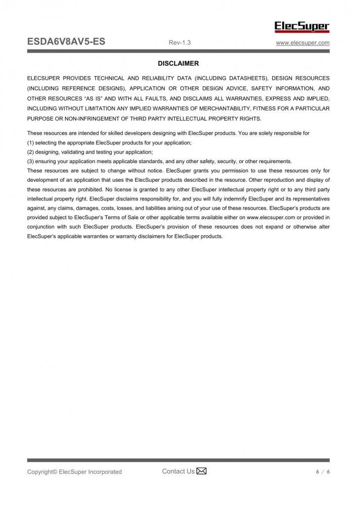 ESDA6V8AV5-ES datasheet page 6