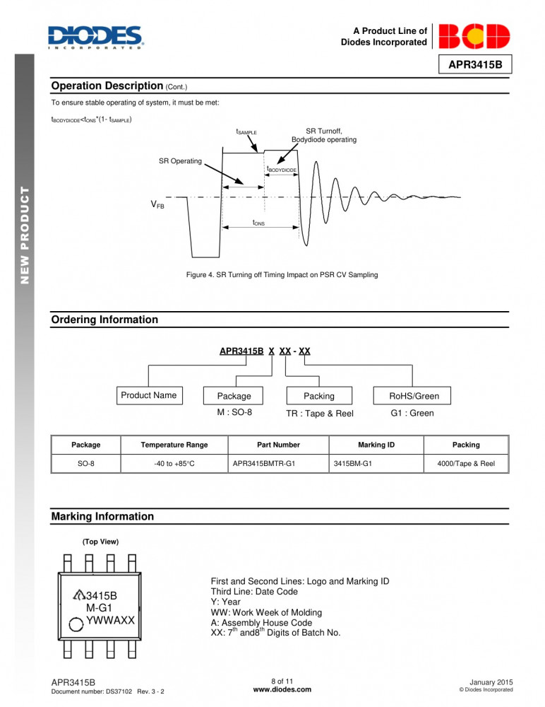 APR3415B datasheet page 8