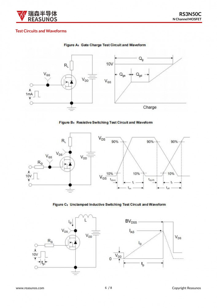 RS3N50C datasheet page 6