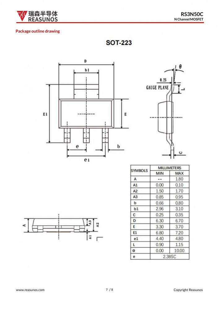 RS3N50C datasheet page 7