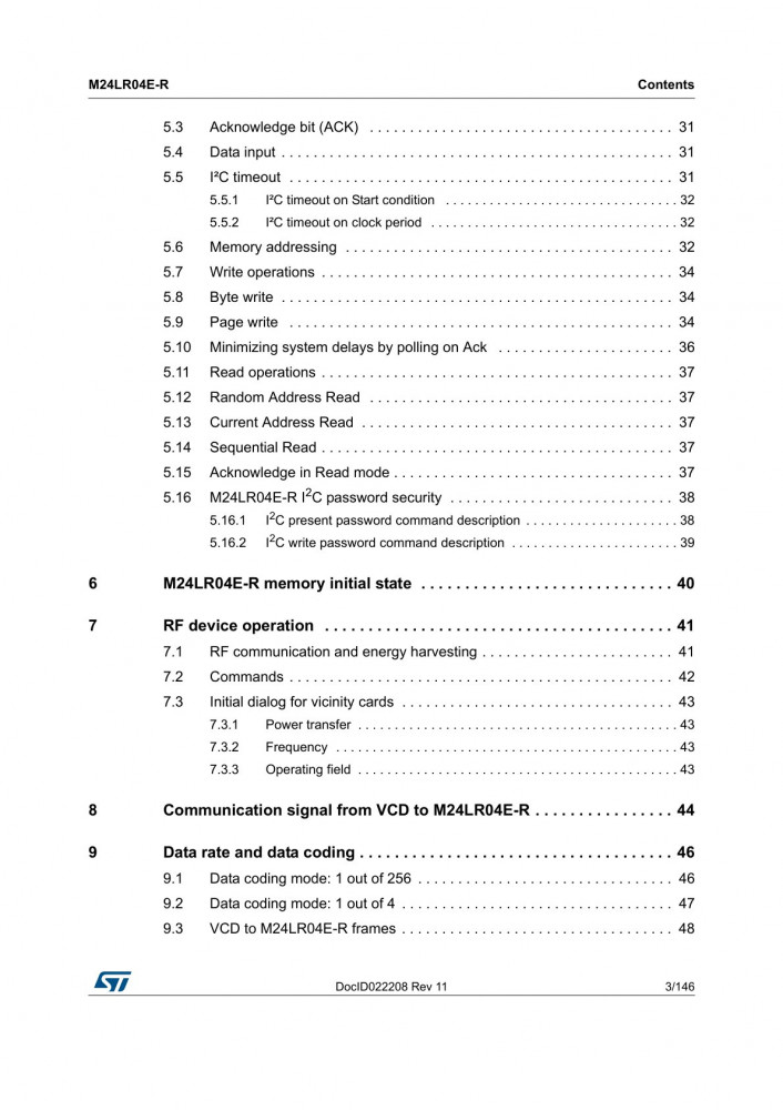 M24LR04E-R technical document page 3