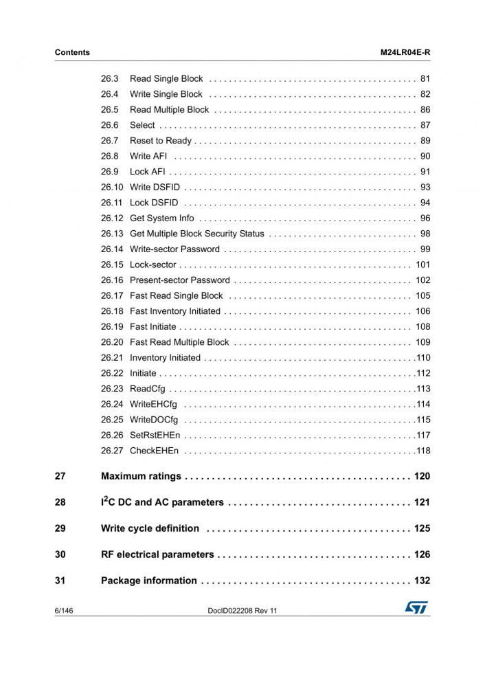 M24LR04E-R technical document page 6