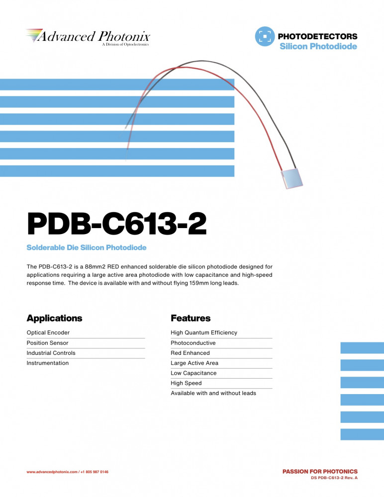 PDB-C613-2 datasheet page 1