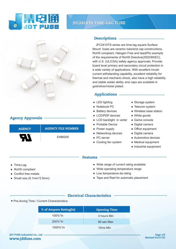 JFC2410TS datasheet page 2