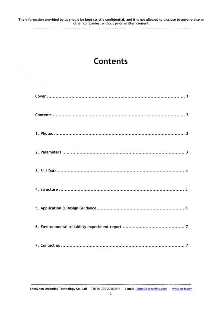 T15-433M product specification page 2