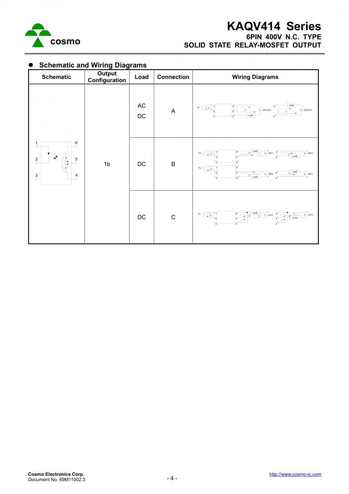 KAQV414 datasheet page 4