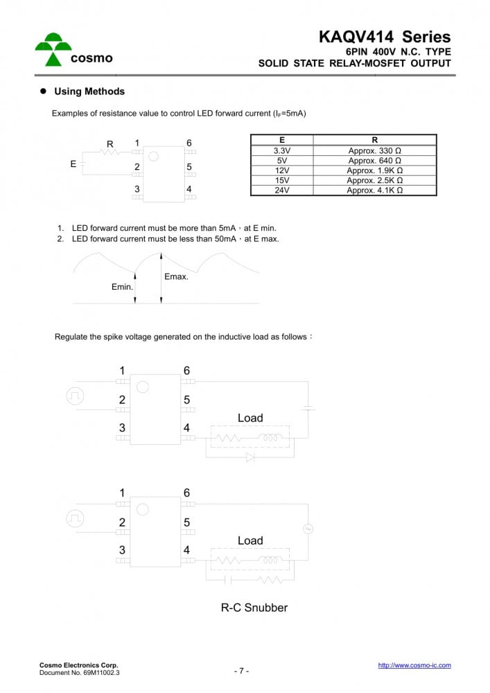 KAQV414 datasheet page 7