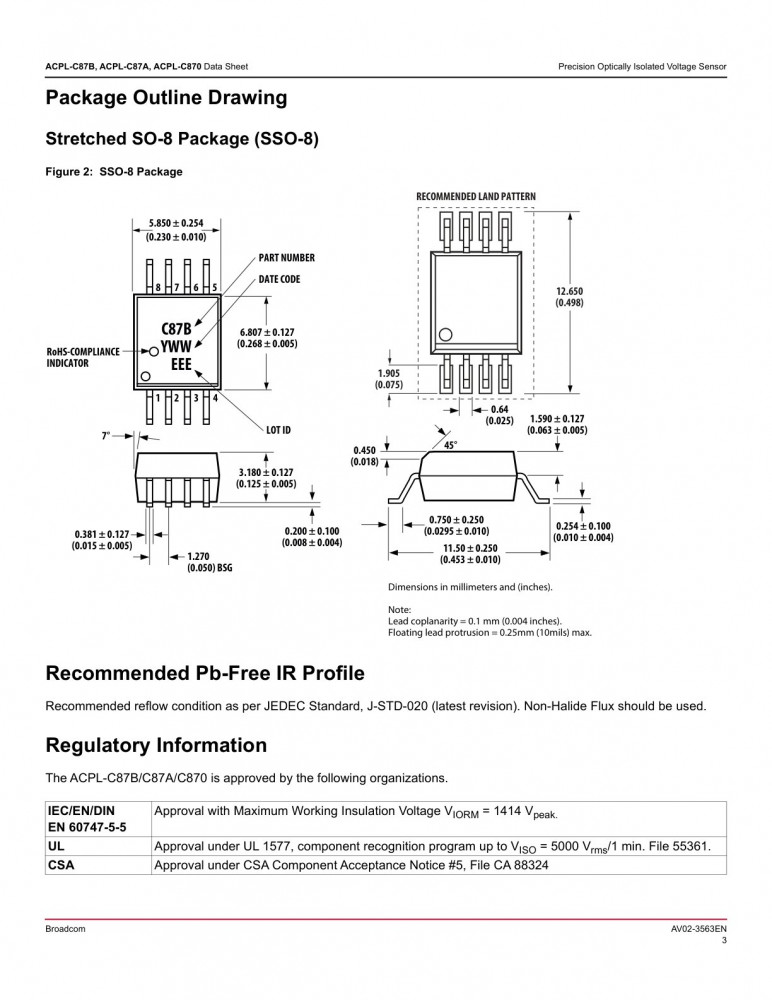 ACPL-C870 datasheet page 3