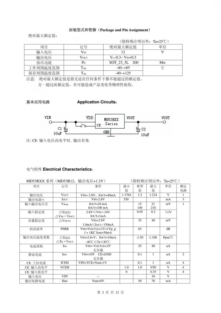 MD53R33 datasheet page 2