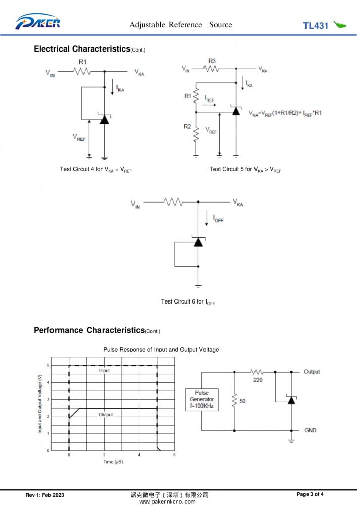 TL431 datasheet page 3