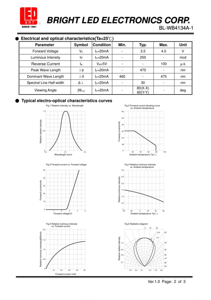 BL-WB4134A-1 technical document, page 2