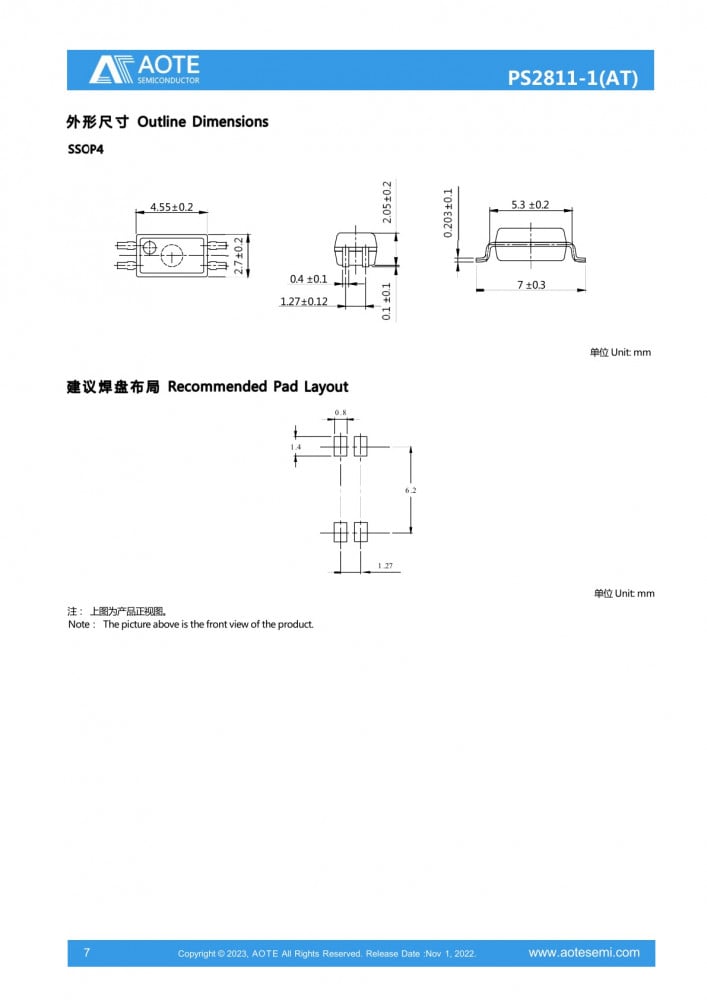 PS2811-1(AT) datasheet page 8