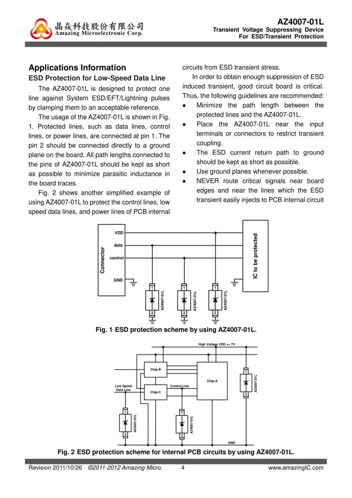 AZ4007-01L datasheet page 4