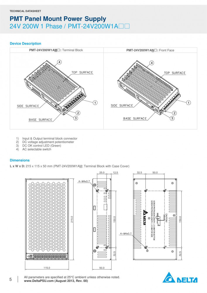 PMT-24V200W1AM datasheet page 5