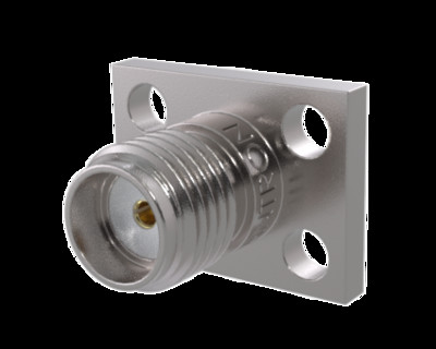 SMA (F), PANEL MOUNT 4 HOLE .375