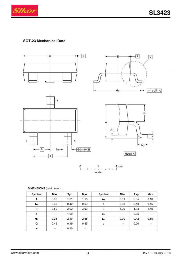 SL3423 datasheet page 5