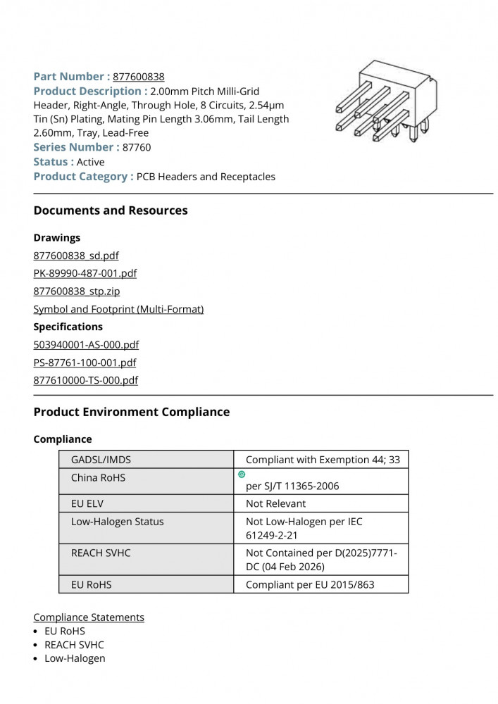Product document preview, page 1
