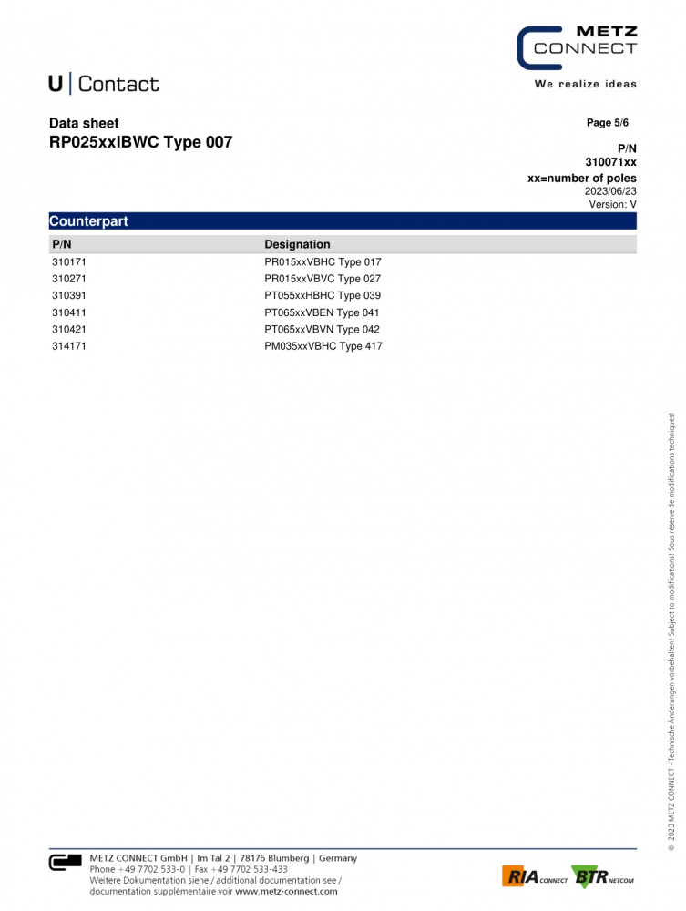 31007104 datasheet page 5