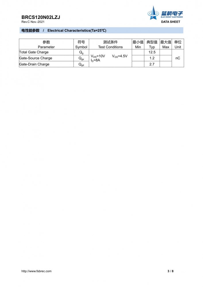 BRCS120N02LZJ datasheet page 3