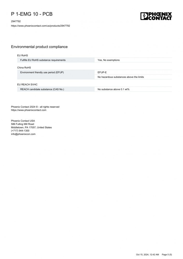 Phoenix Contact 2947792 document page 5