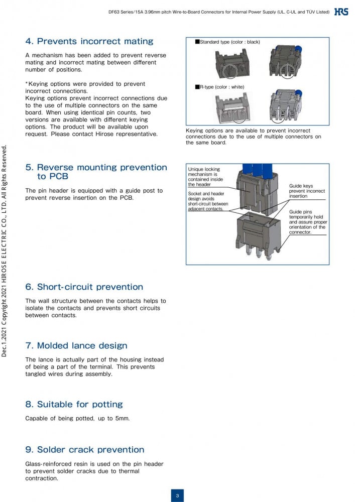 HRS DF63 datasheet page 3