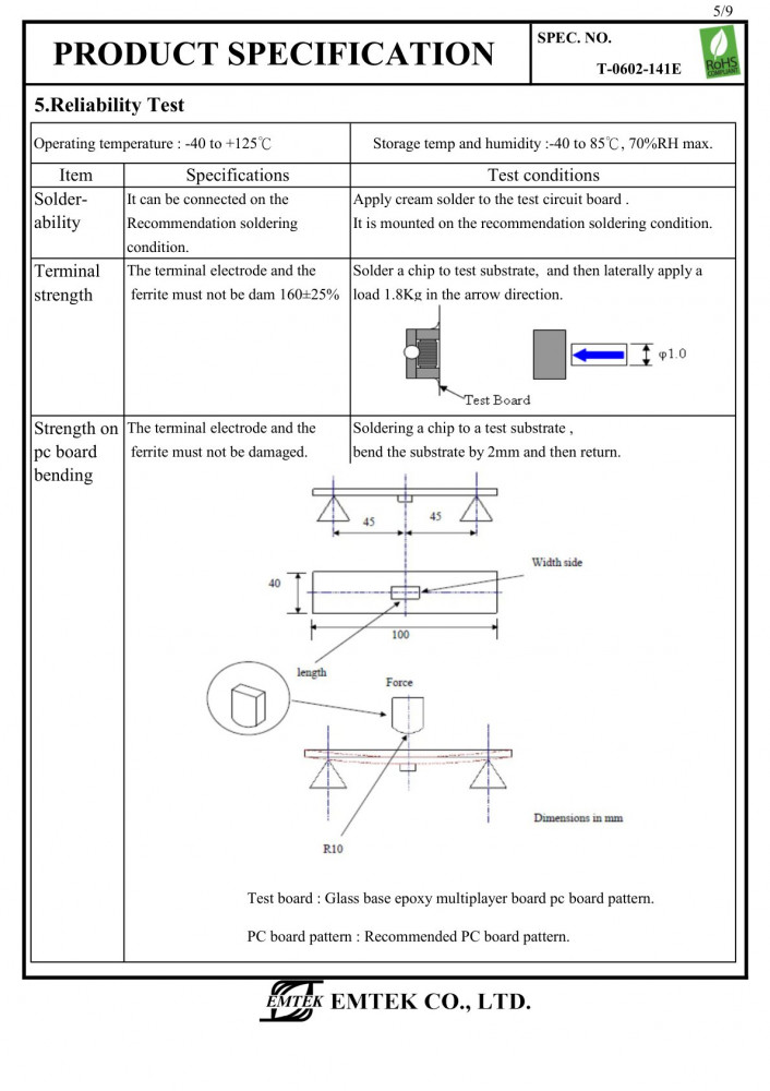 EMTEK specification page 6