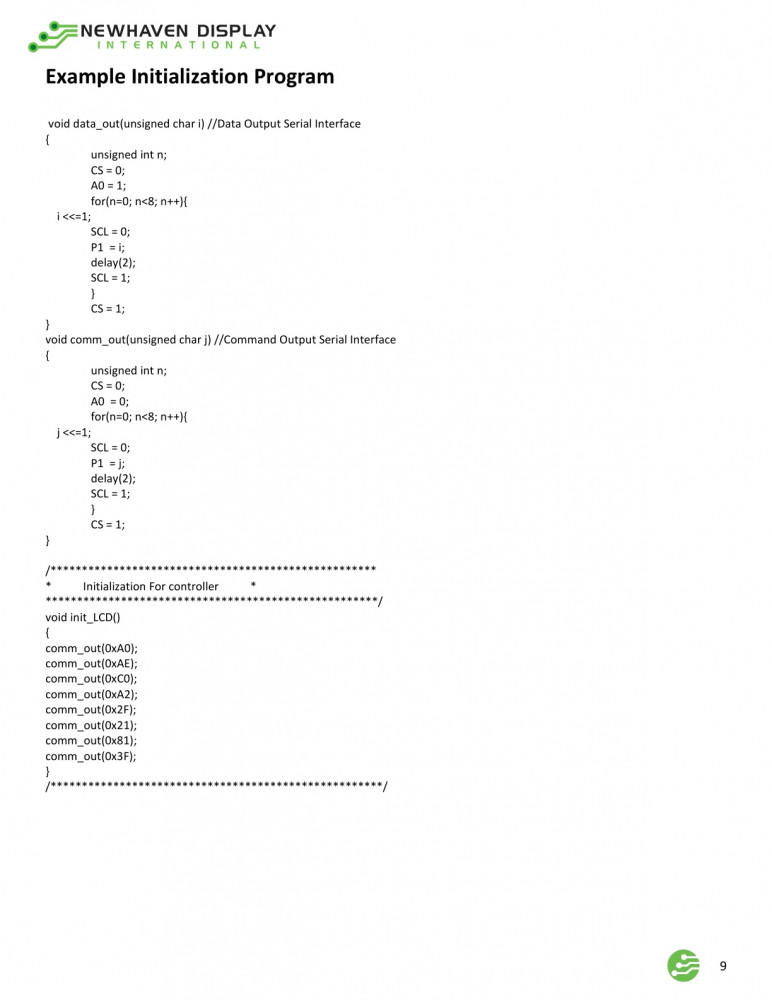 NHD-C12832A1Z-FSB-FBW-3V3 document page 10