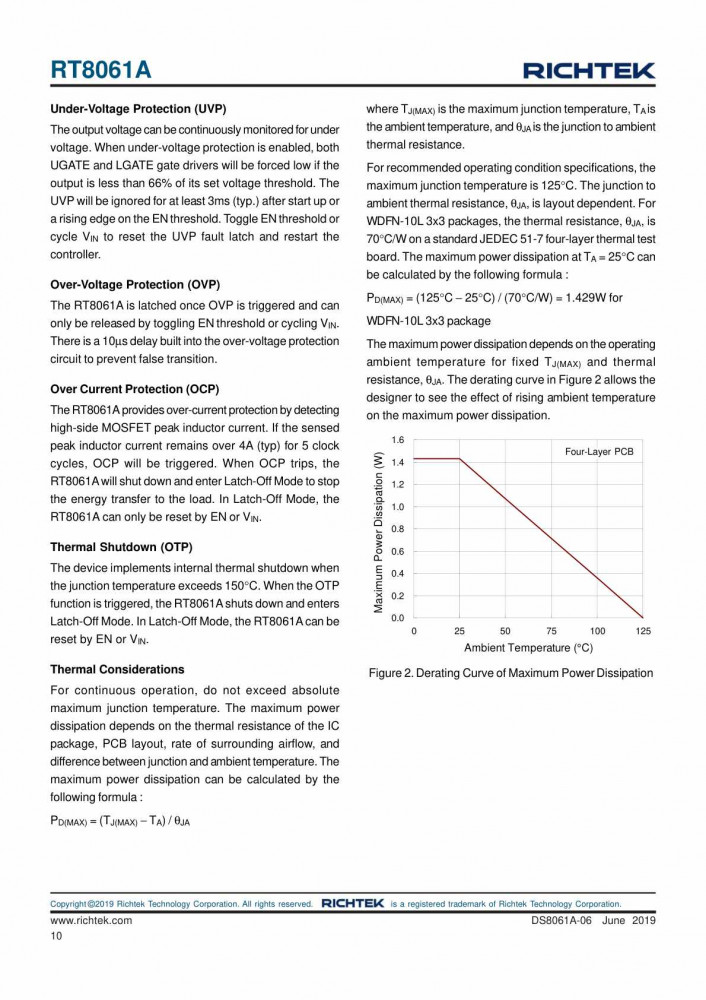 RT8061A datasheet page 10