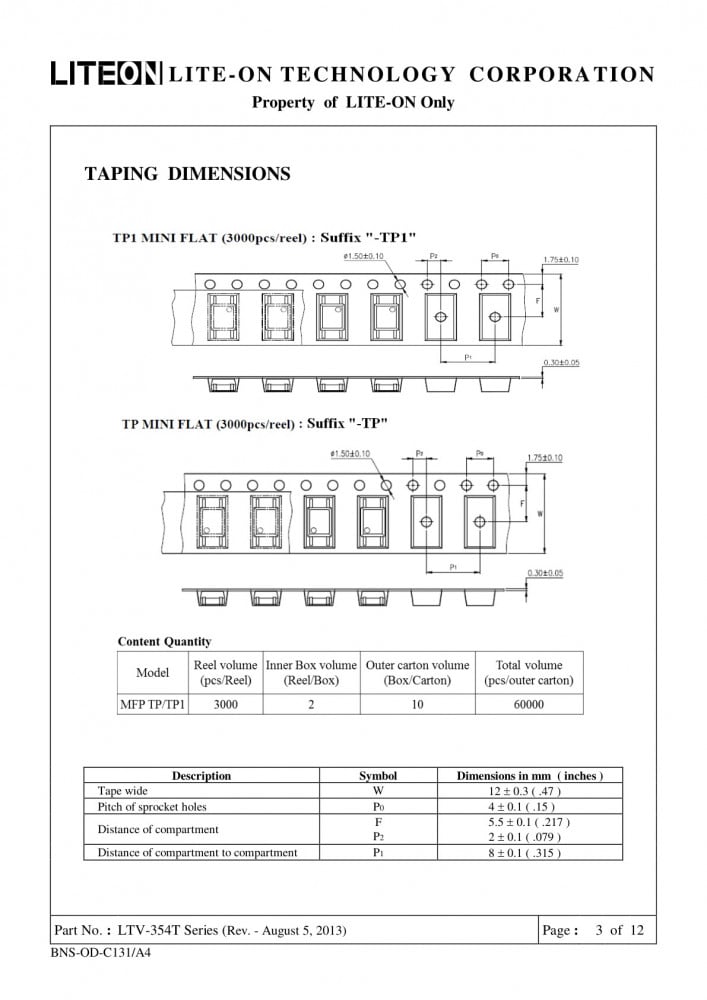 LTV-354T-B datasheet page 3