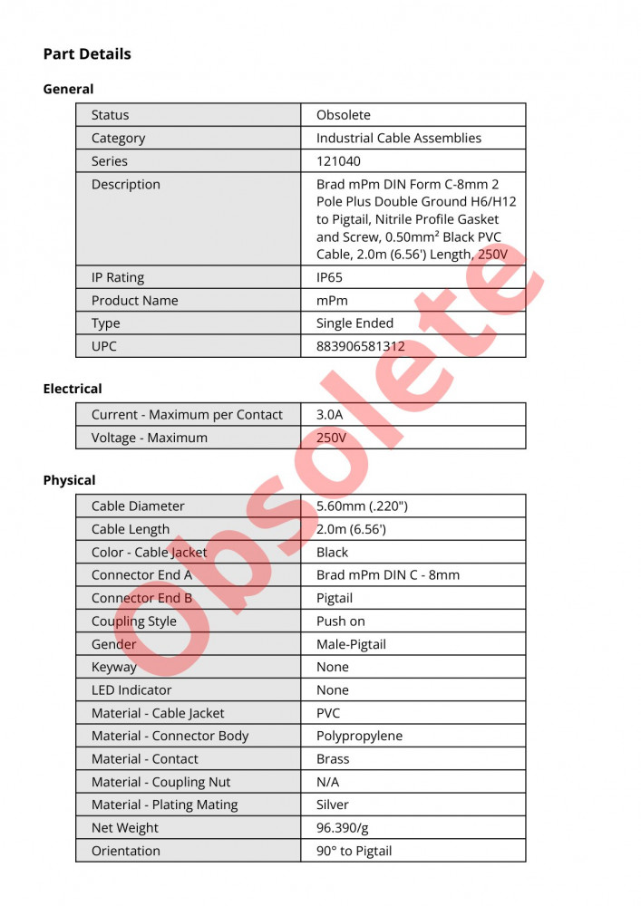 Product document page 2
