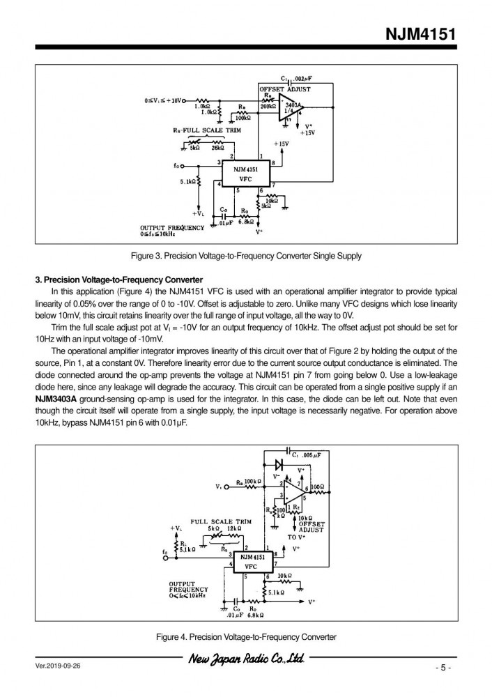NJM4151 datasheet page 5