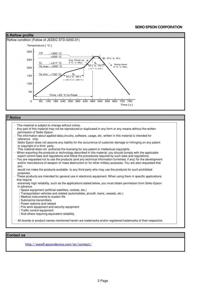 EPSON Q24FA20H00339 datasheet page 3