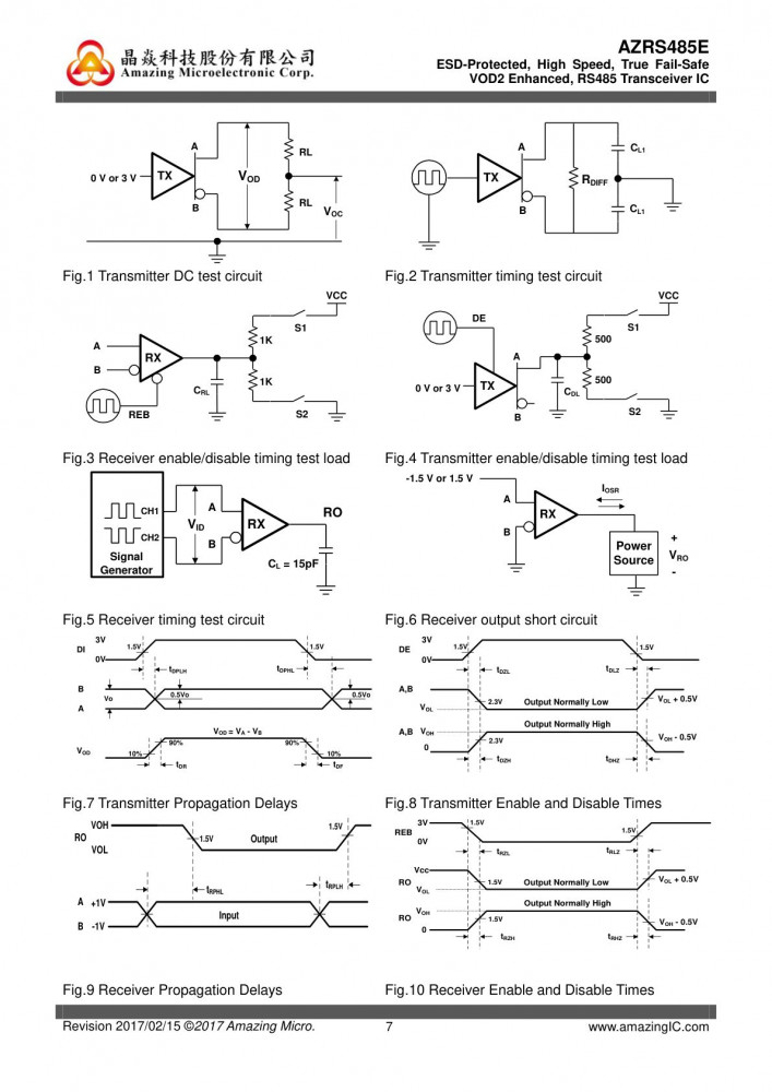 AZRS485E technical document page 7