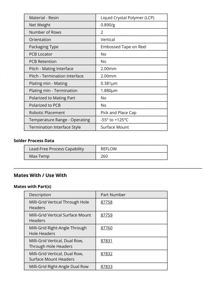 MOLEX 791098415 technical document page 3