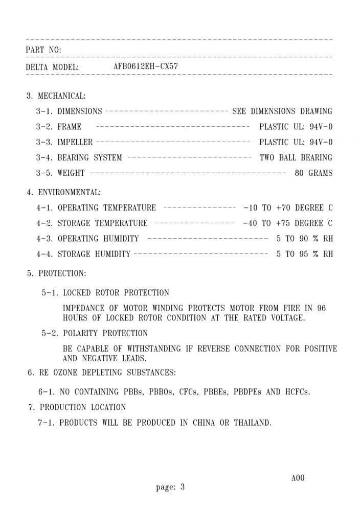AFB0612EH-CX57 specification page 3