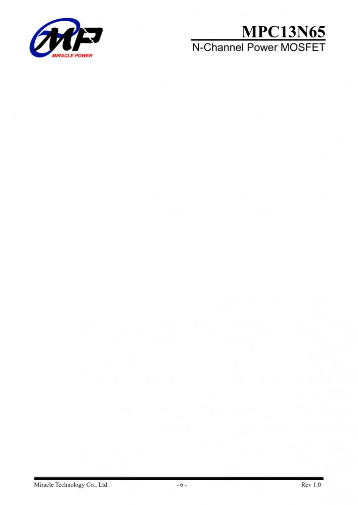 MPC13N65 datasheet page 6